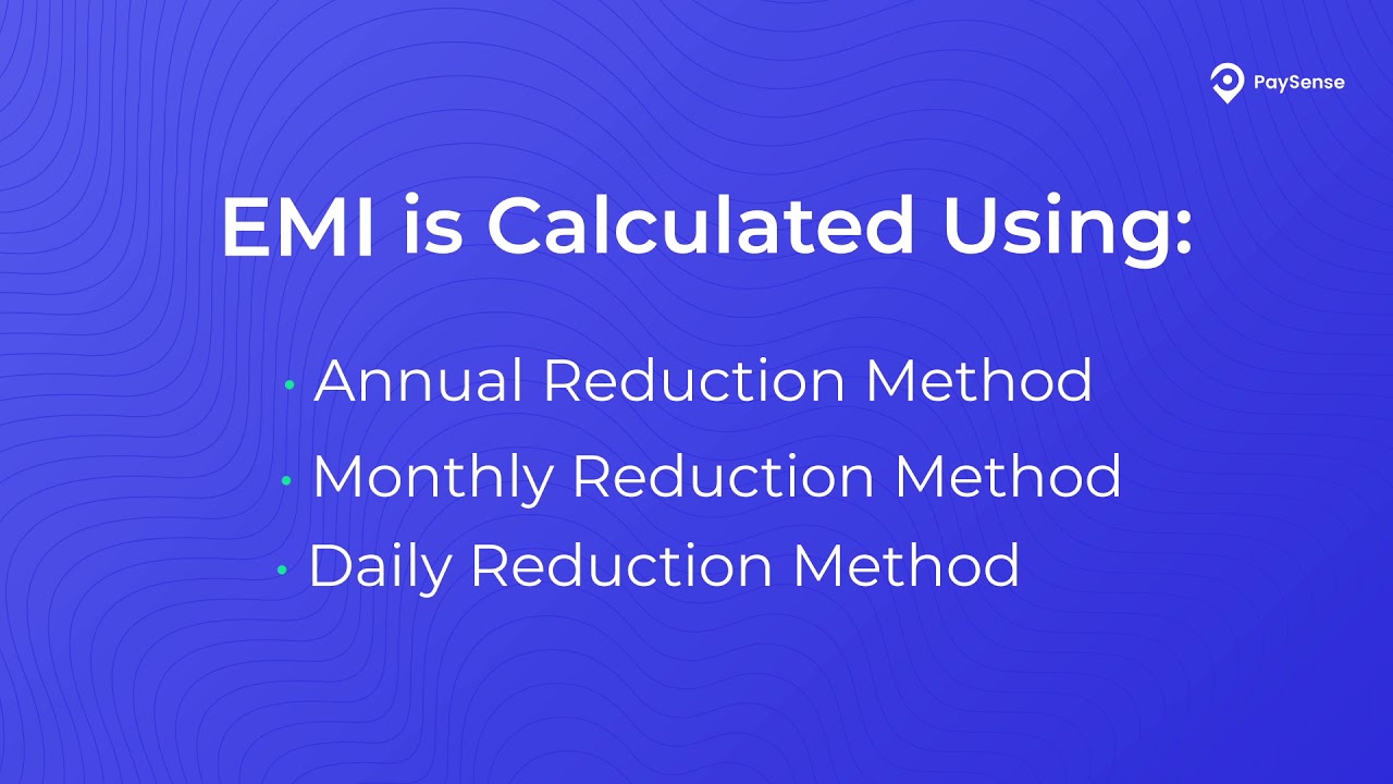 How the EMI is Calculated by Banks on Loans | Personal Finance Tips by ...
