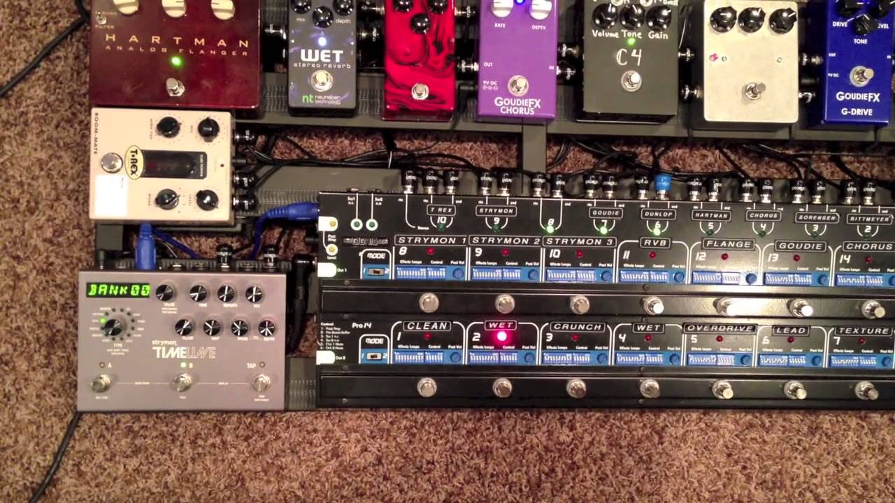 Gigrig Pro 14 Midi to Strymon Timeline - YouTube