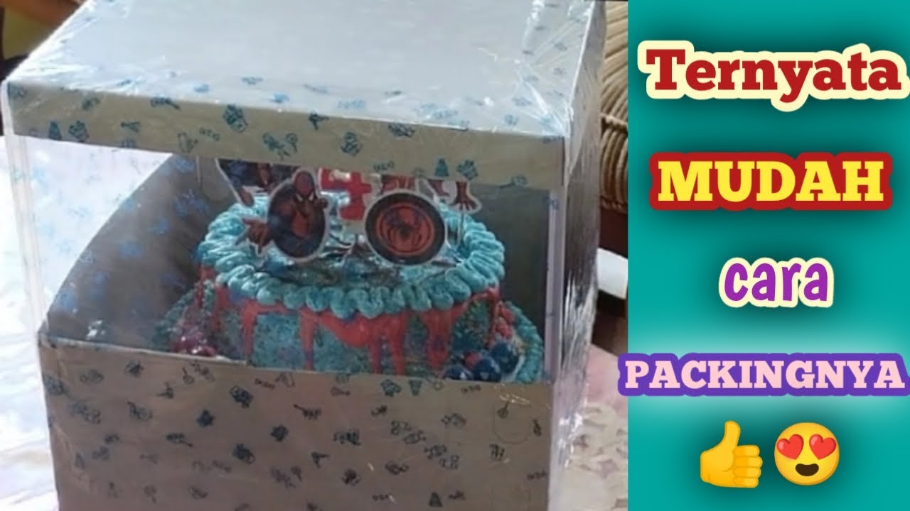 CARA MUDAH PACKING KUE TART SUSUN@tutorialkuedanmasskan - YouTube