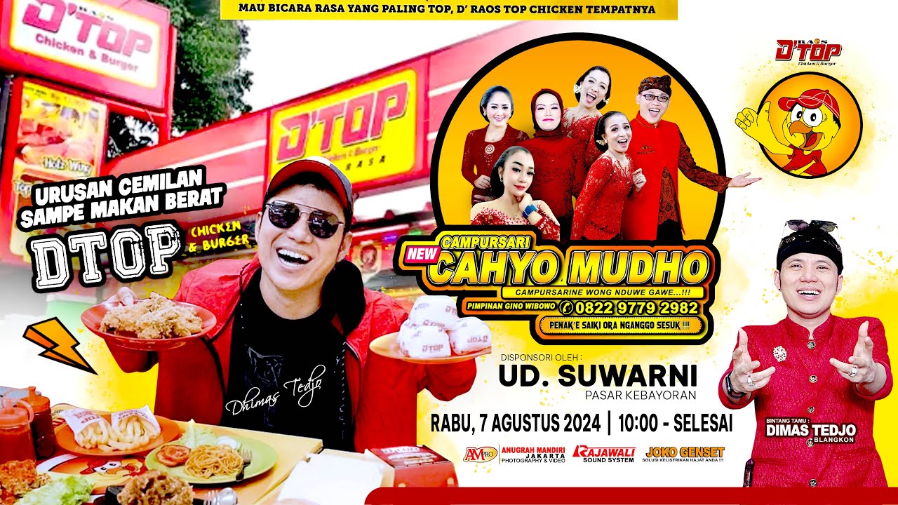 🔴 Live DHIMAS TEDJO Cs New Cahyo mudho 8th Anniversary DTOP Chicken ...