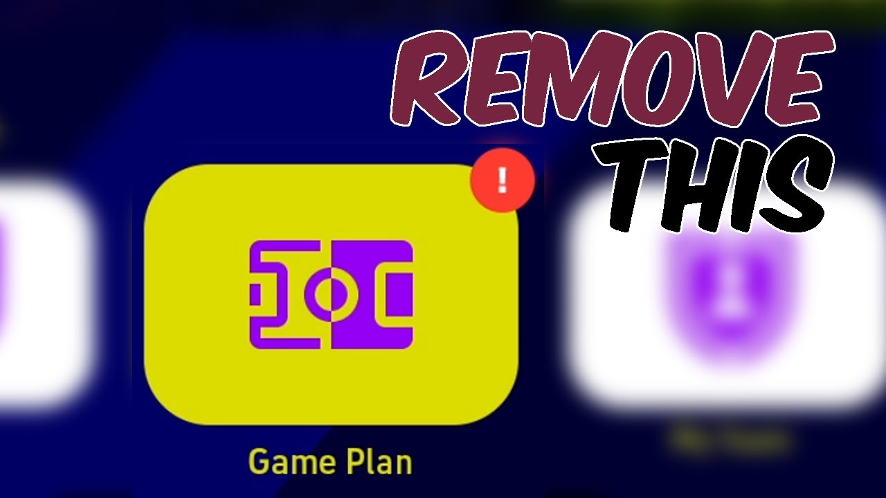 How to remove exclamation mark in game plan eFootball 2023 - YouTube