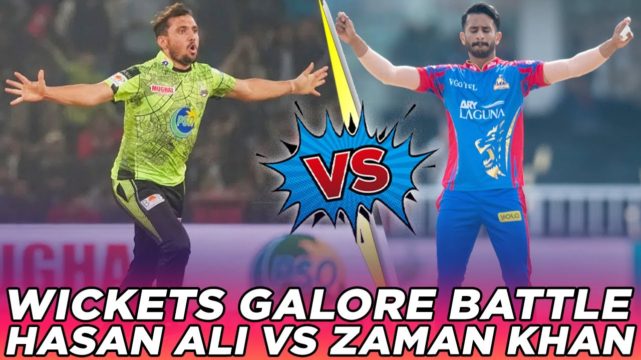 PSL 9 Showdown | Wickets Galore Battle | Hasan Ali vs Zaman Khan ...