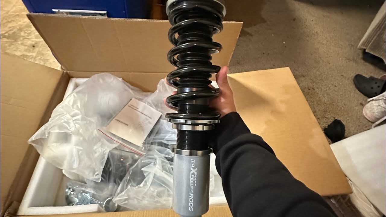 Maxpeeding coilovers for the eg sedan - YouTube