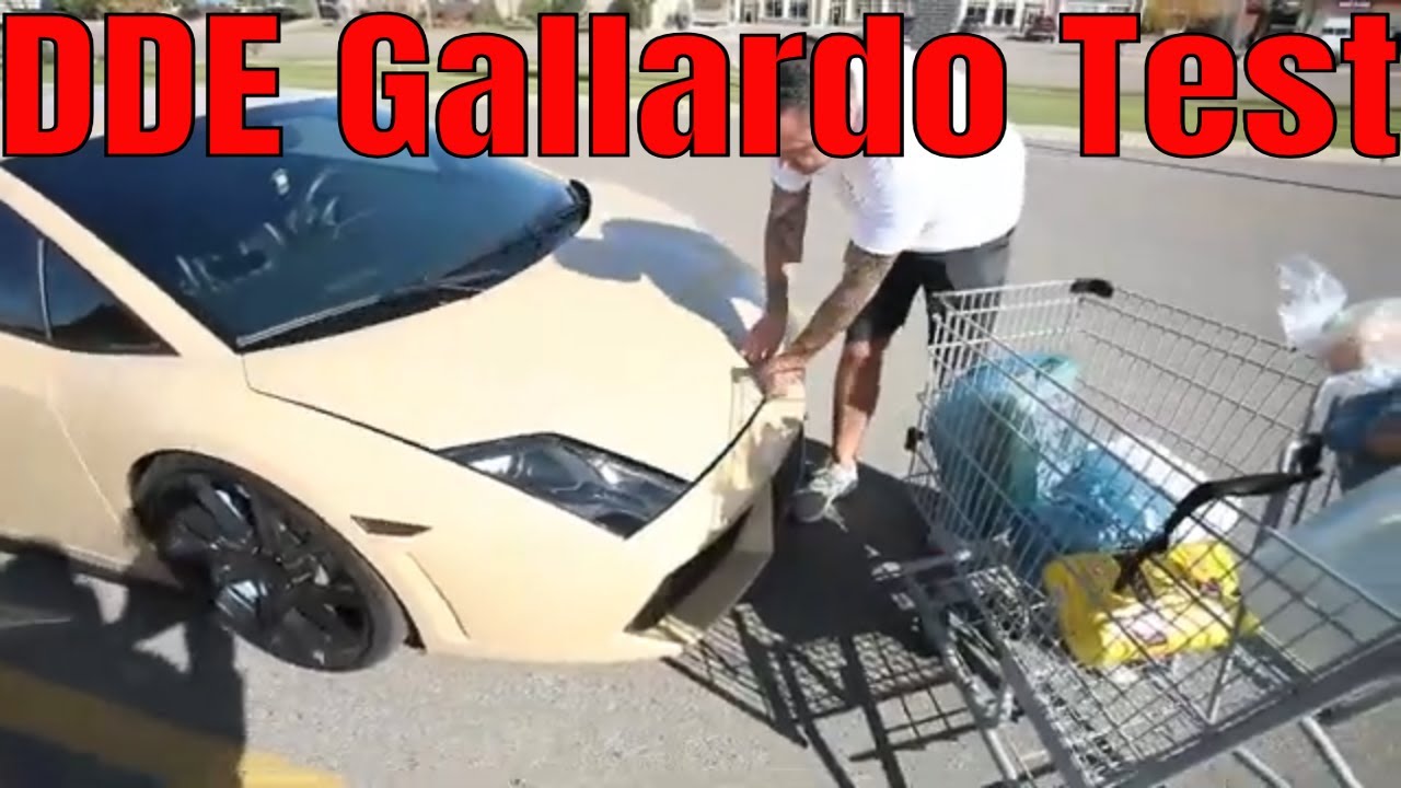 How Many Groceries Fit In my DDE Lamborghini Gallardo? Let's Find Out ...