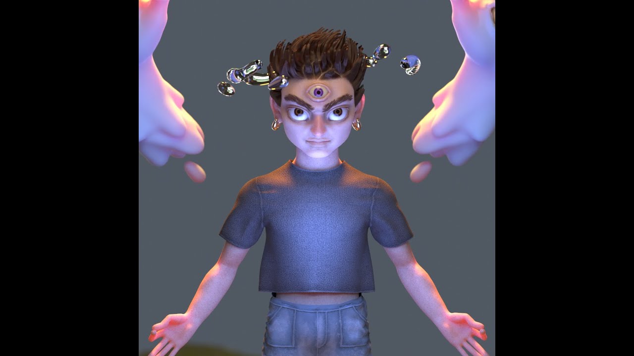 Third eye power-character creating process - YouTube