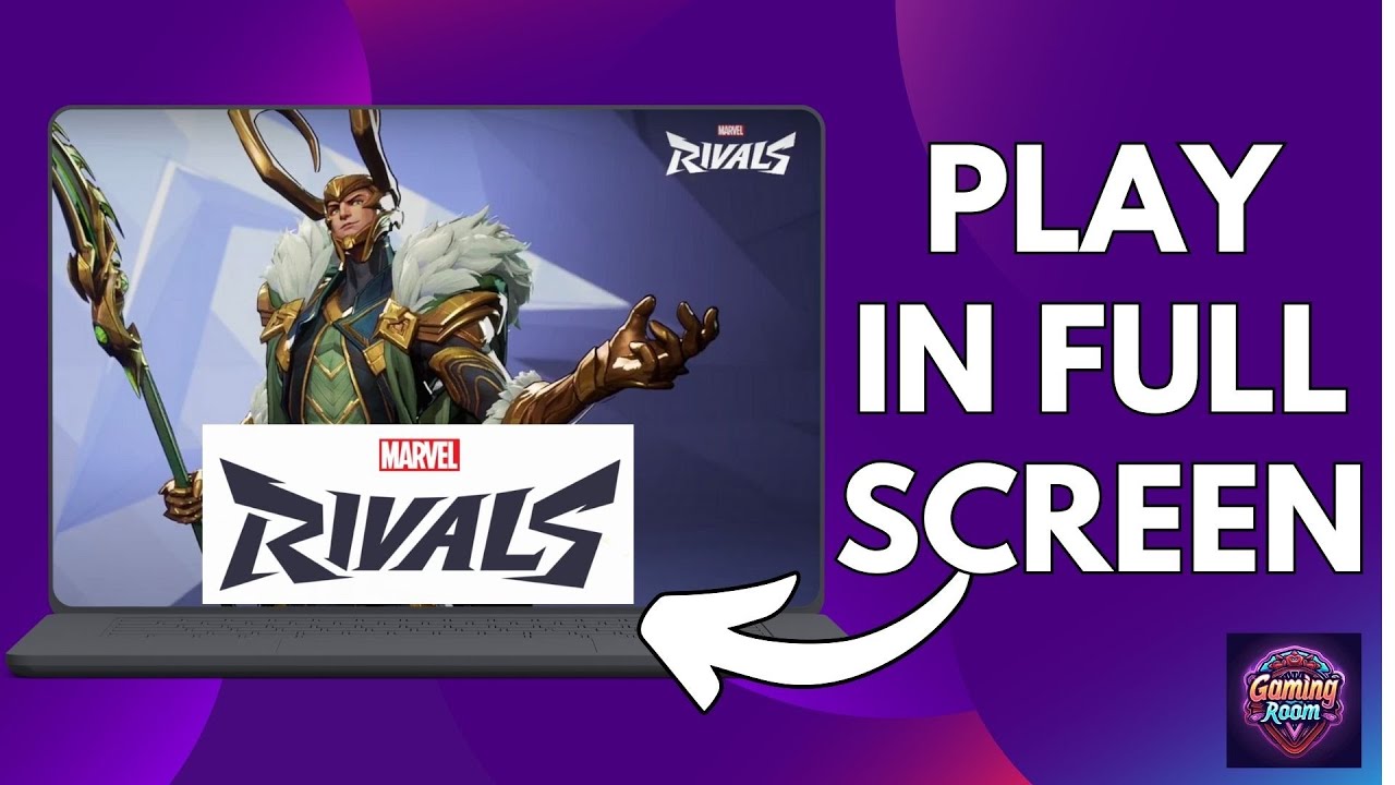 How Can You Play Marvel Rivals In Full Screen - YouTube