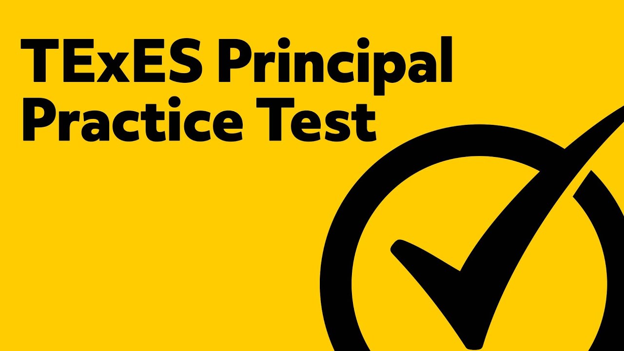 TExES Principal Exam (Review Session) - YouTube
