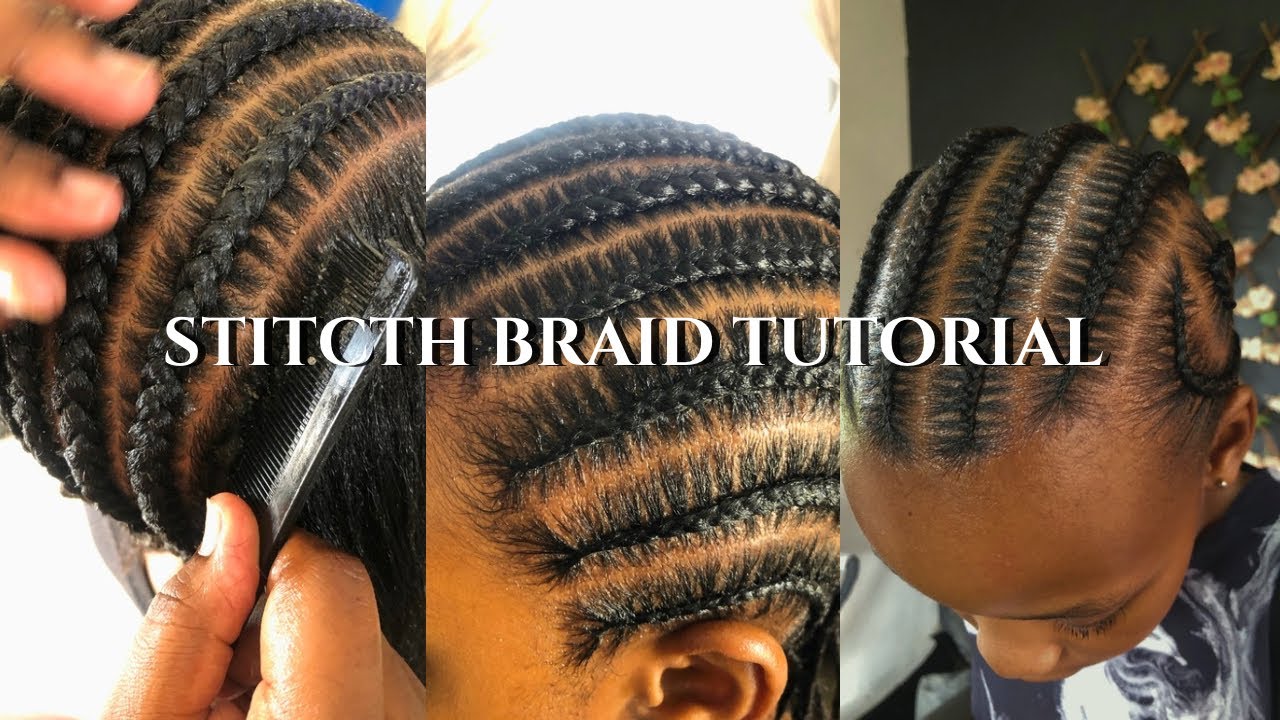 How to: stitch braid tutorial for bigginers #stitchbraids - YouTube