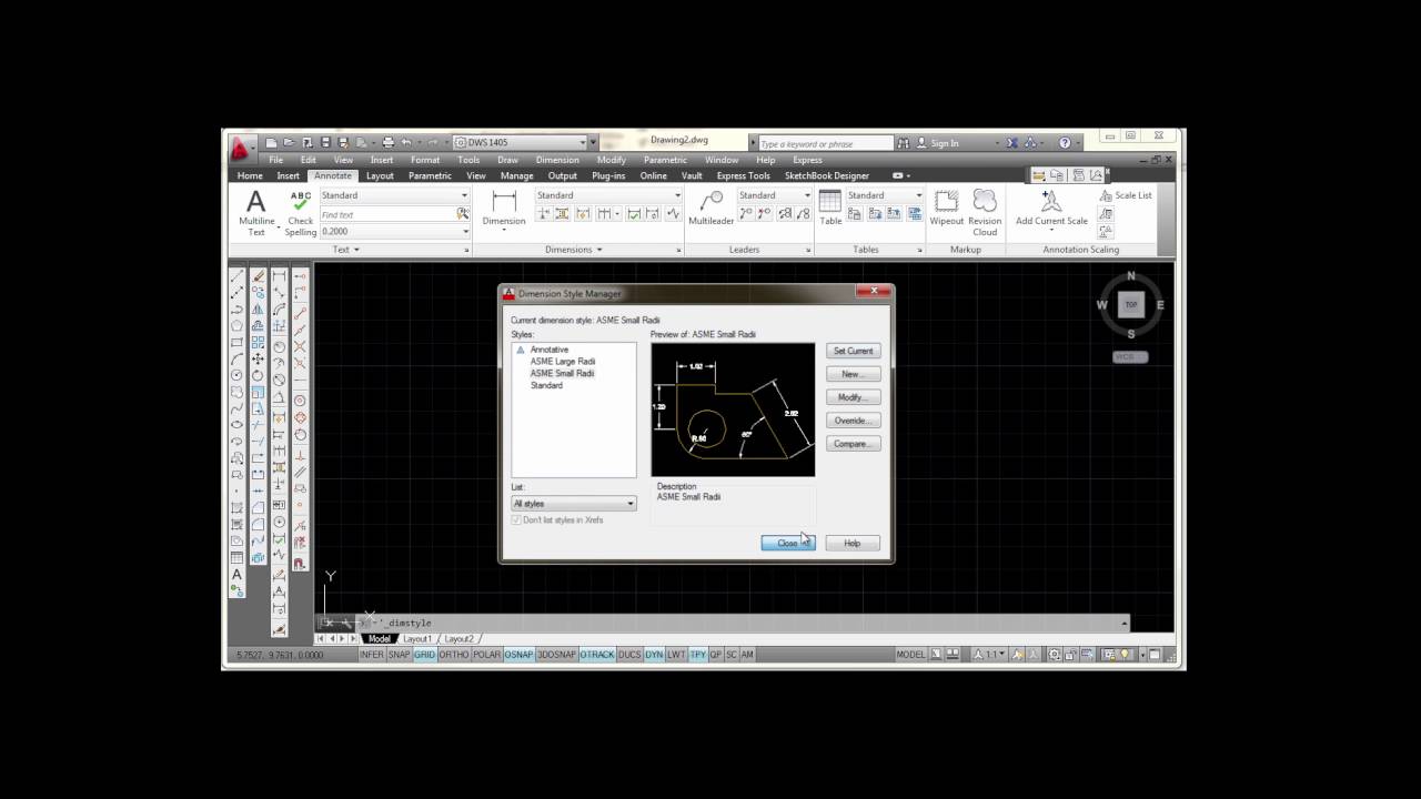 Creating an ASME Y14.5 Dimension Style with AutoCAD - AutoCAD 2015 ...