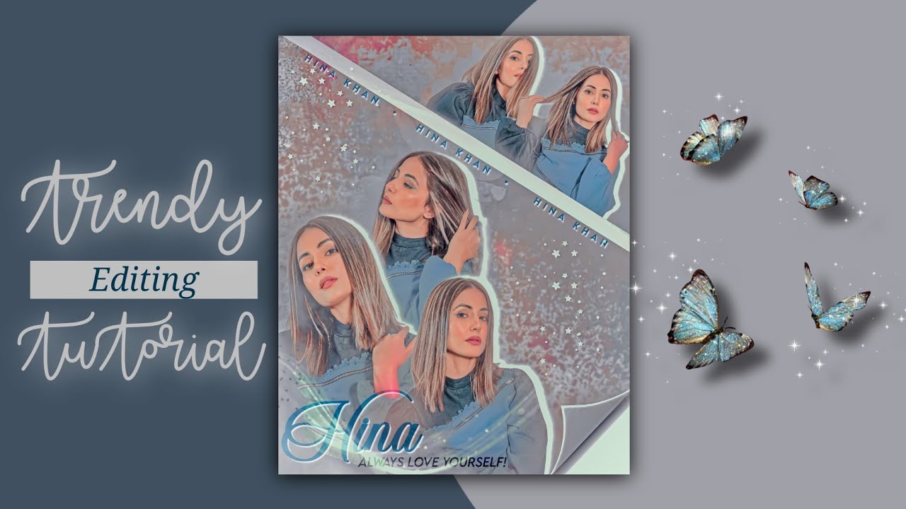 Trendy fanart editing tutorial //How to make fan edits with Picsart ...