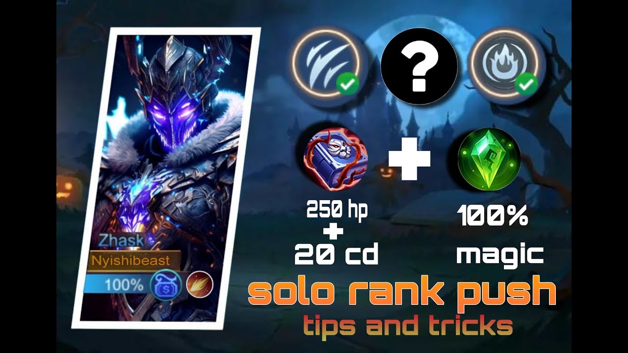 Solo rank push gameplay,.!! ZHASK solo rank push conqueror. - YouTube