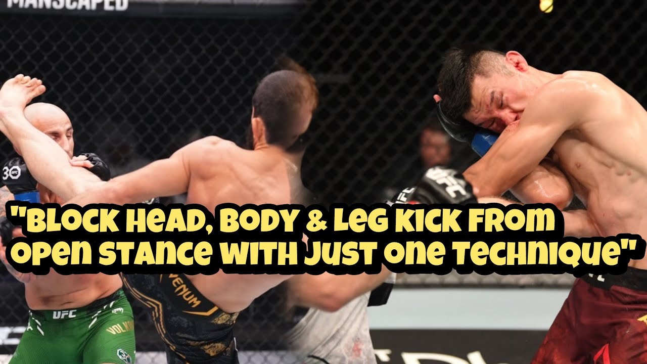 How to block kicks from open stance | MMA & Kickboxing - YouTube