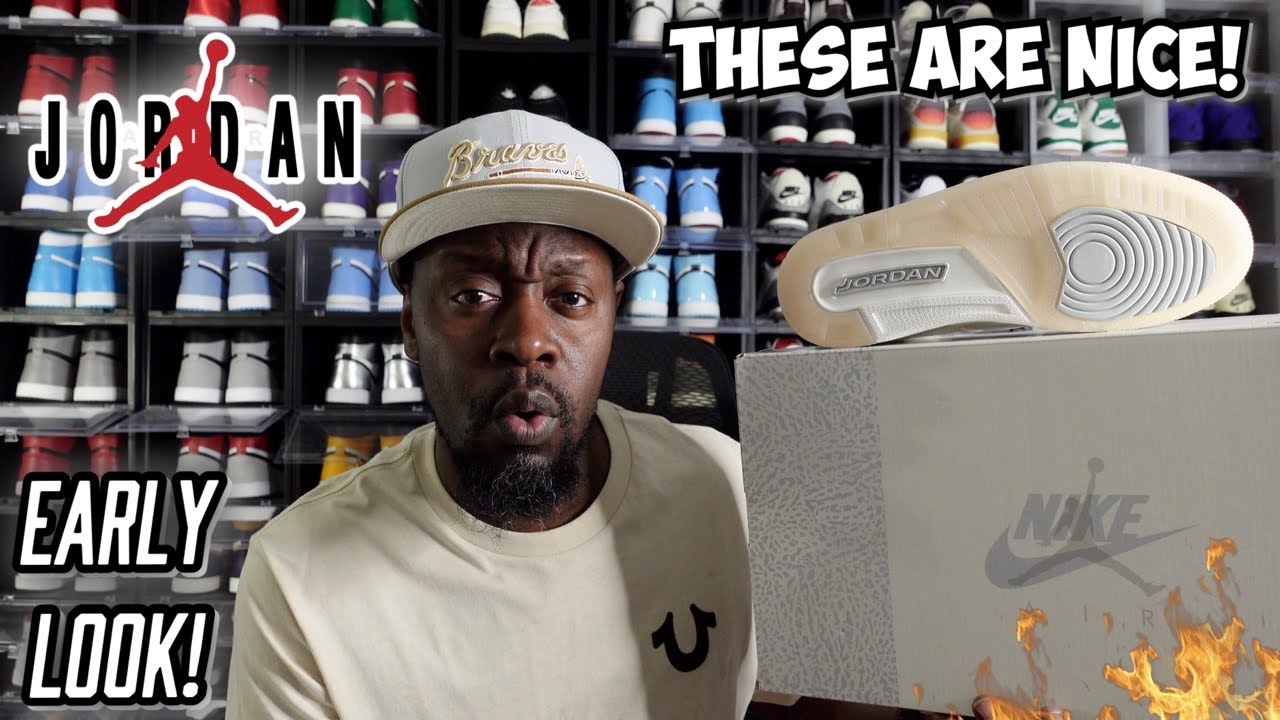 THESE ARE A MUST!! EARLY LOOK AT THE JORDAN 3 IVORY CRAFT - YouTube