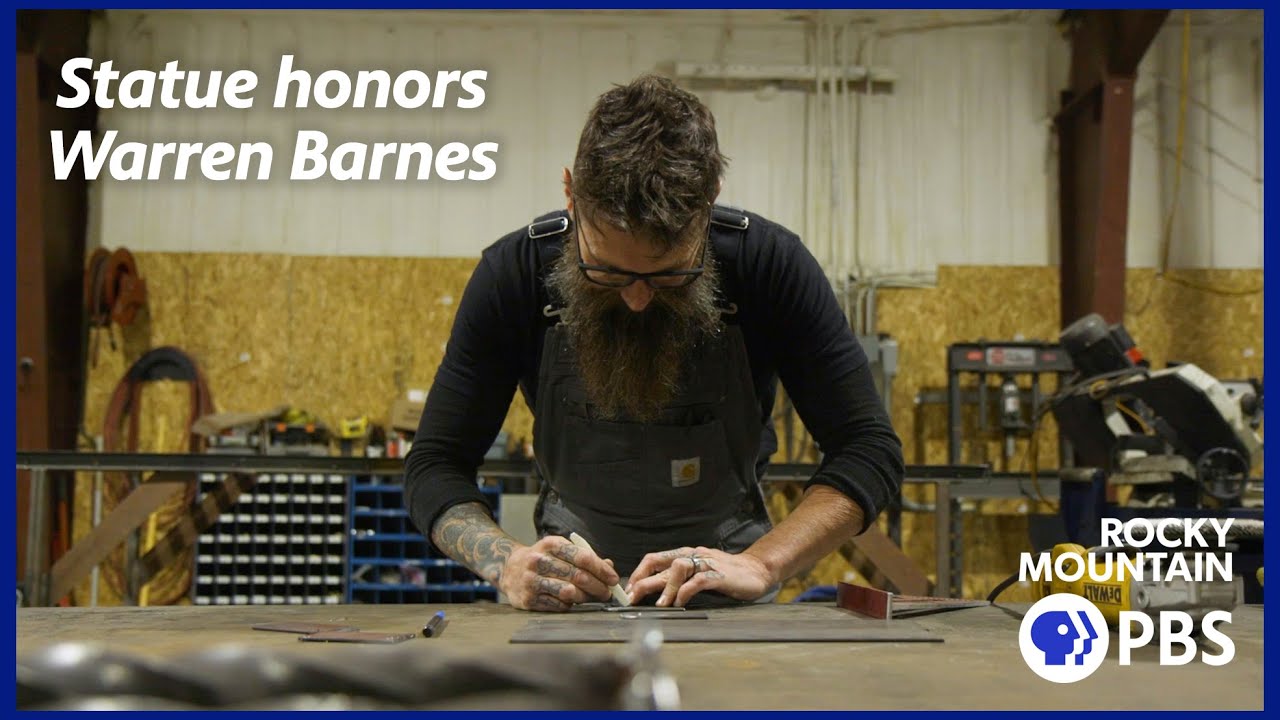 New statue honors slain Grand Junction man Warren Barnes - YouTube
