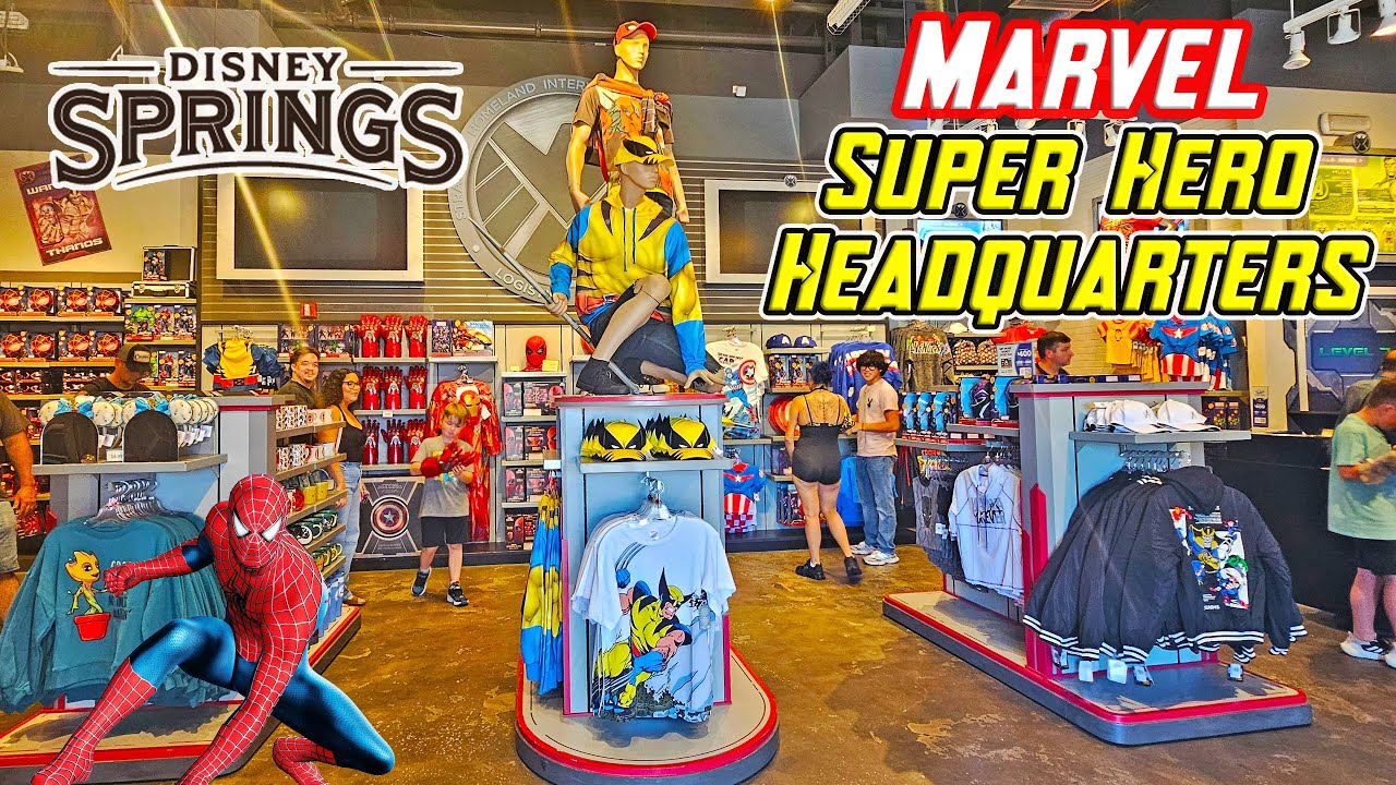 Explore Marvel Super Hero Headquarters Store at Disney Springs (2025 ...