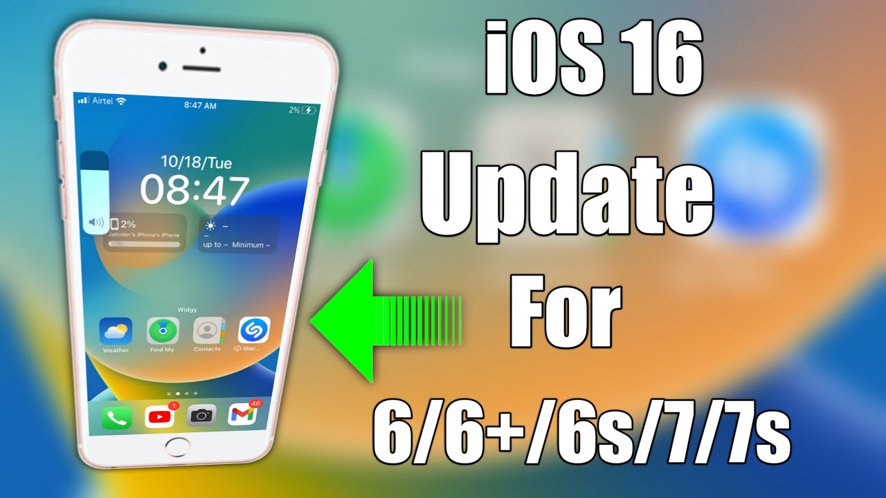 iOS 16 Update For iPhone 6s | How To Update iPhone 6s On iOS 16 | iOS ...