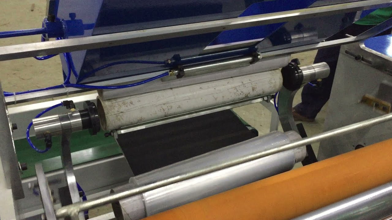 WINTECH Automatic Pre-stretched Film Rewinder; Fully auto rewinder ...