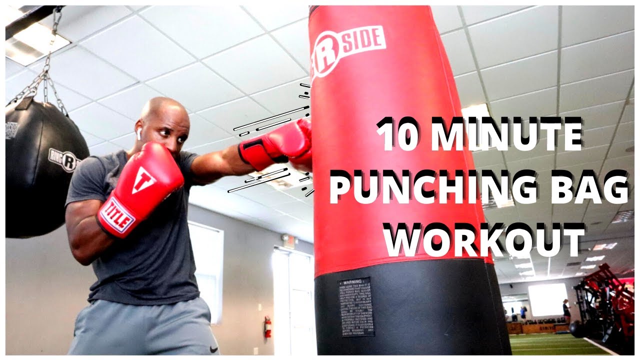 10 Minute PUNCHING BAG Workout (Boxing Cardio Workout) - YouTube