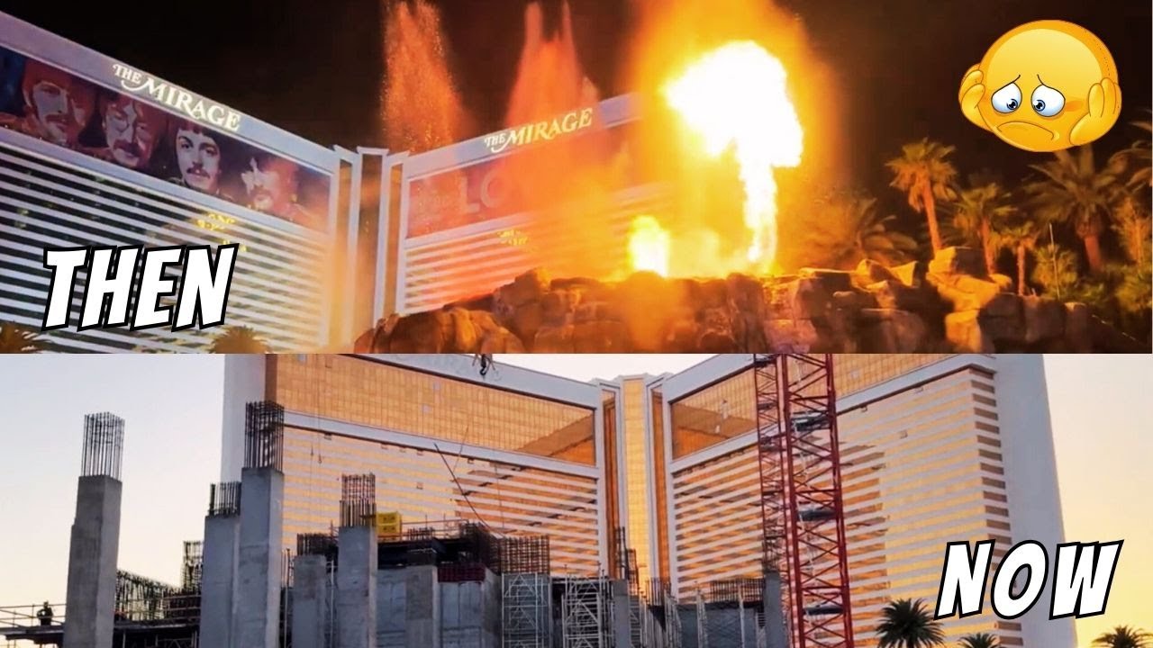 Mirage Volcano Then vs Now! Remembering Iconic Attraction to Beginnings ...