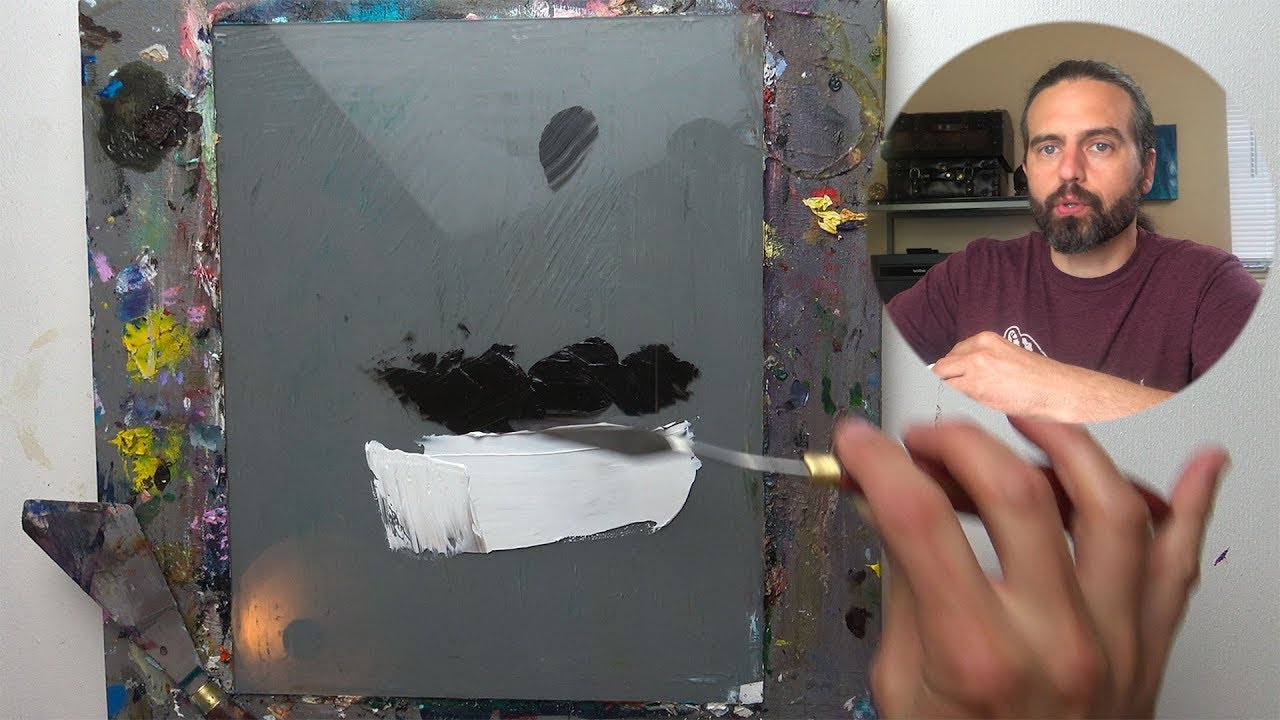 Blending with the Palette Knife For Absolute Beginners - YouTube