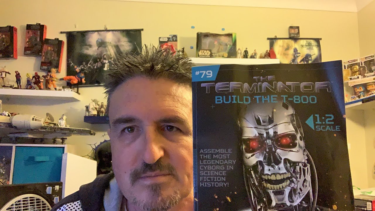 man cave toy figure reviews and r2d2 builds terminator builds - YouTube
