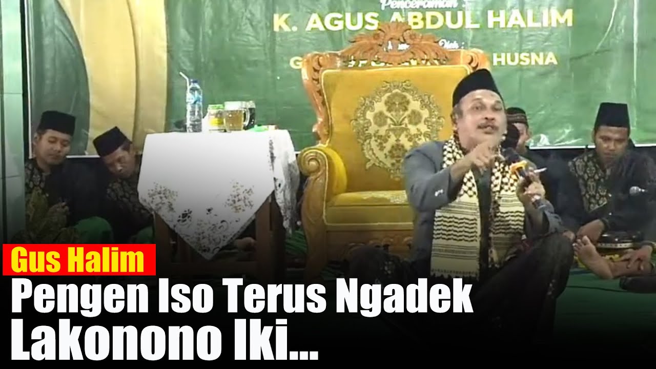 Pengajian Lucu Bersama KH Agus Halim - YouTube