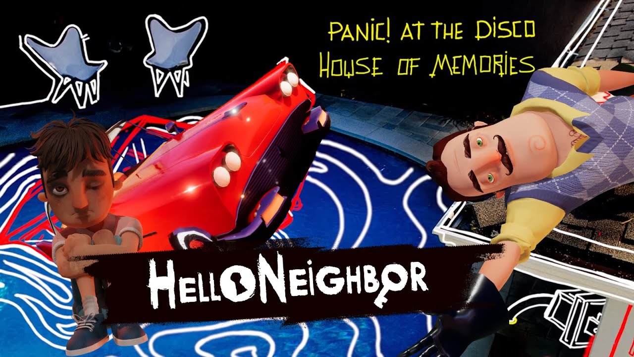 "HOUSE OF MEMORIES" | Hello Neighbor Compilation (Song by Panic! At The ...