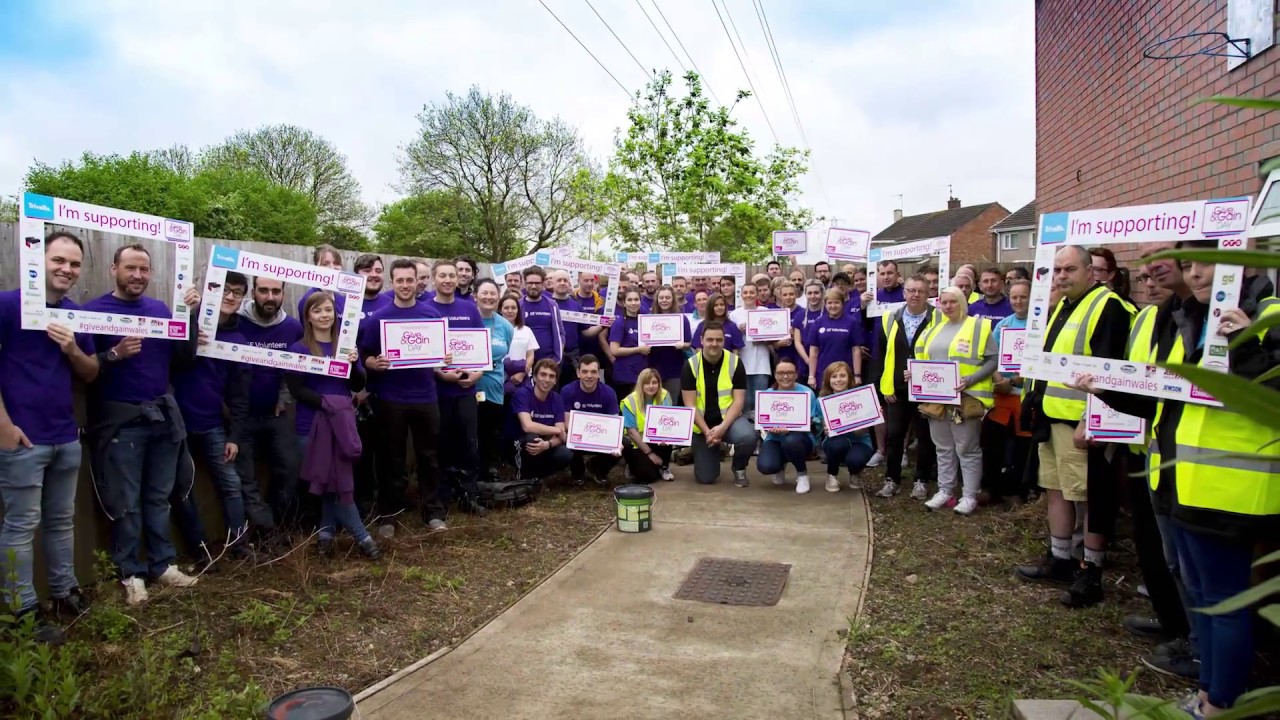Trivallis' Give and Gain Day 2017 at Ysgol Ty Coch - YouTube