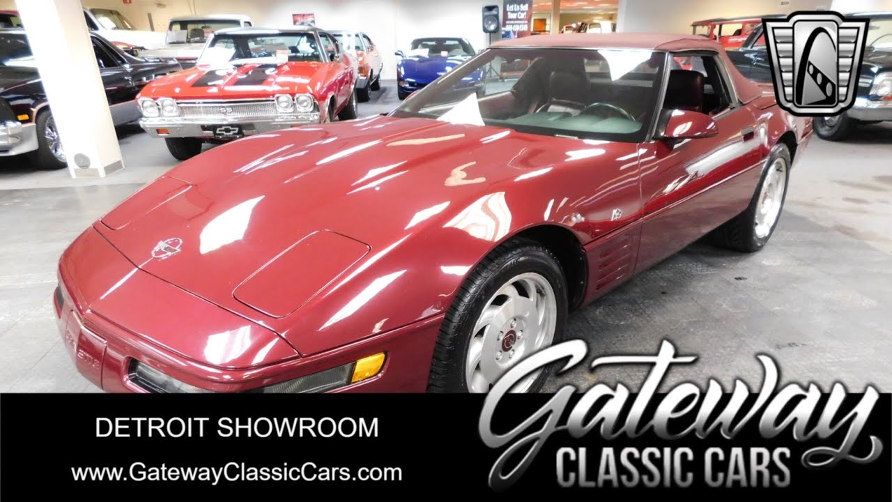 1993 Chevrolet Corvette Gateway Classic Cars Detroit #2094 DET - YouTube