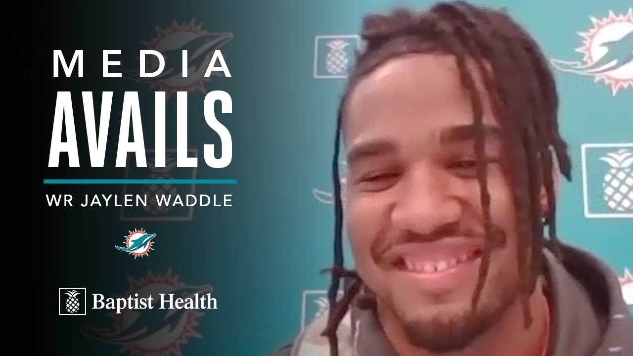 Jaylen Waddle Meets With The Media Miami Dolphins Youtube