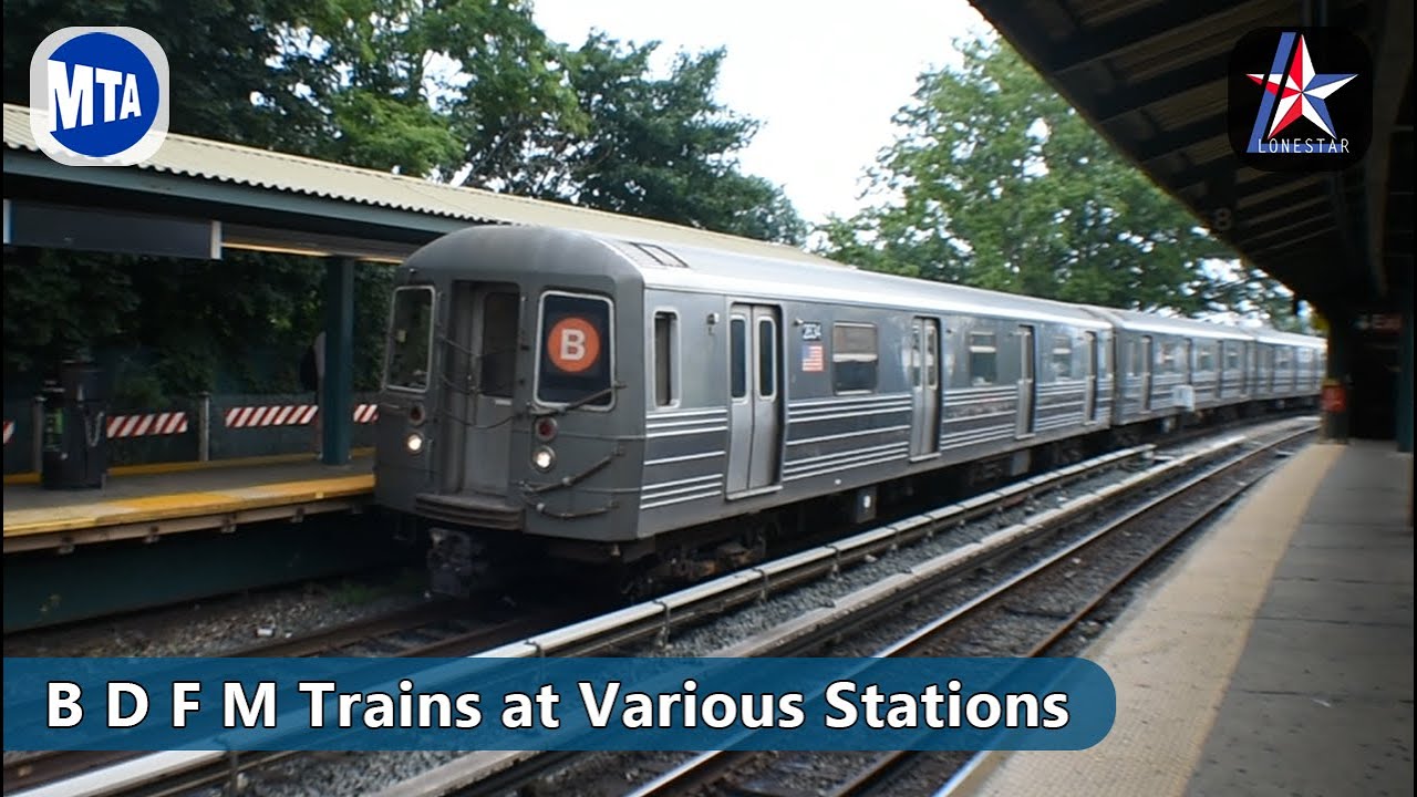 B, D, F, and M Trains at Various Stations | MTA | NYC - Part 3 - YouTube