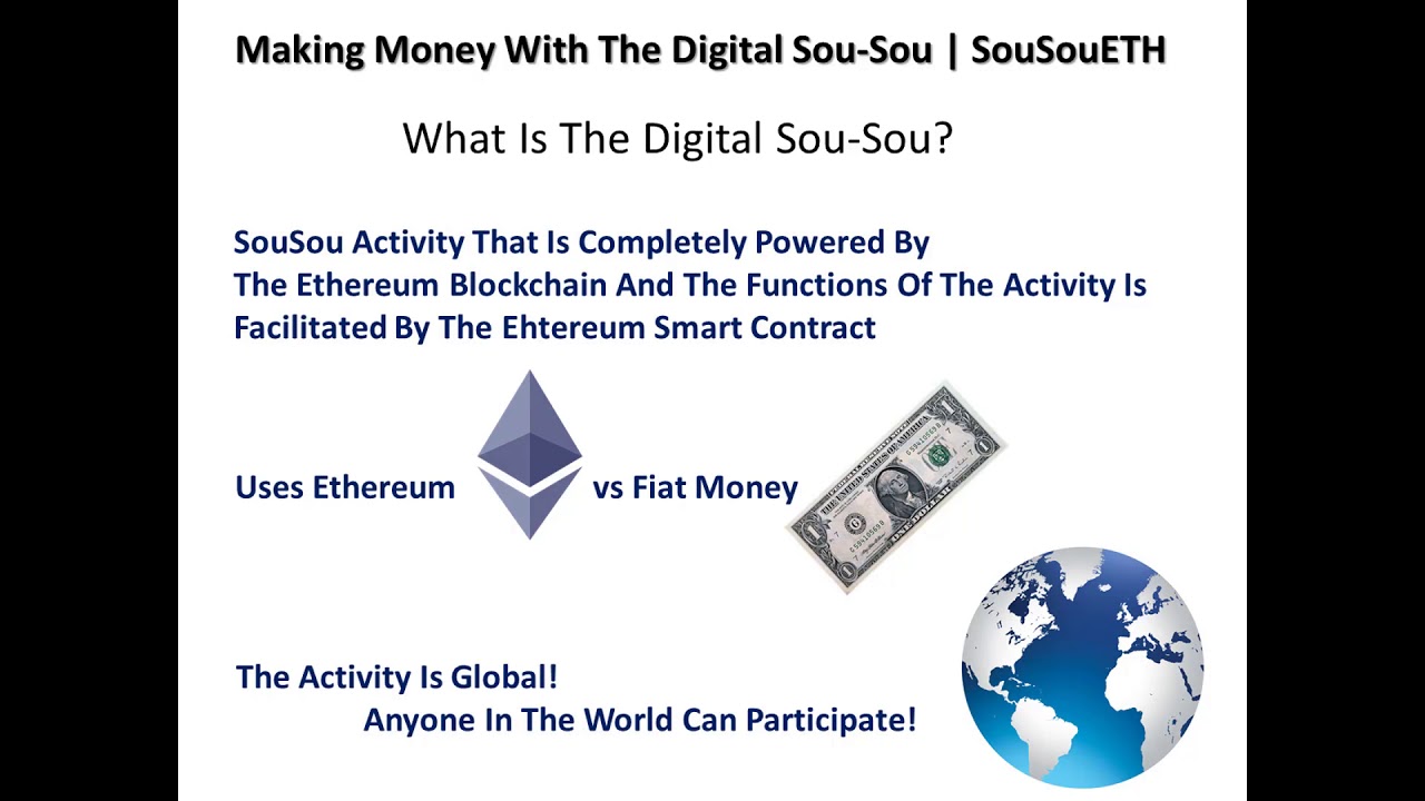Making Money With The First Digital SouSou - YouTube