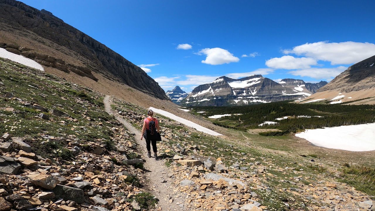 Piegan Pass Day Hike - Glacier National Park - YouTube