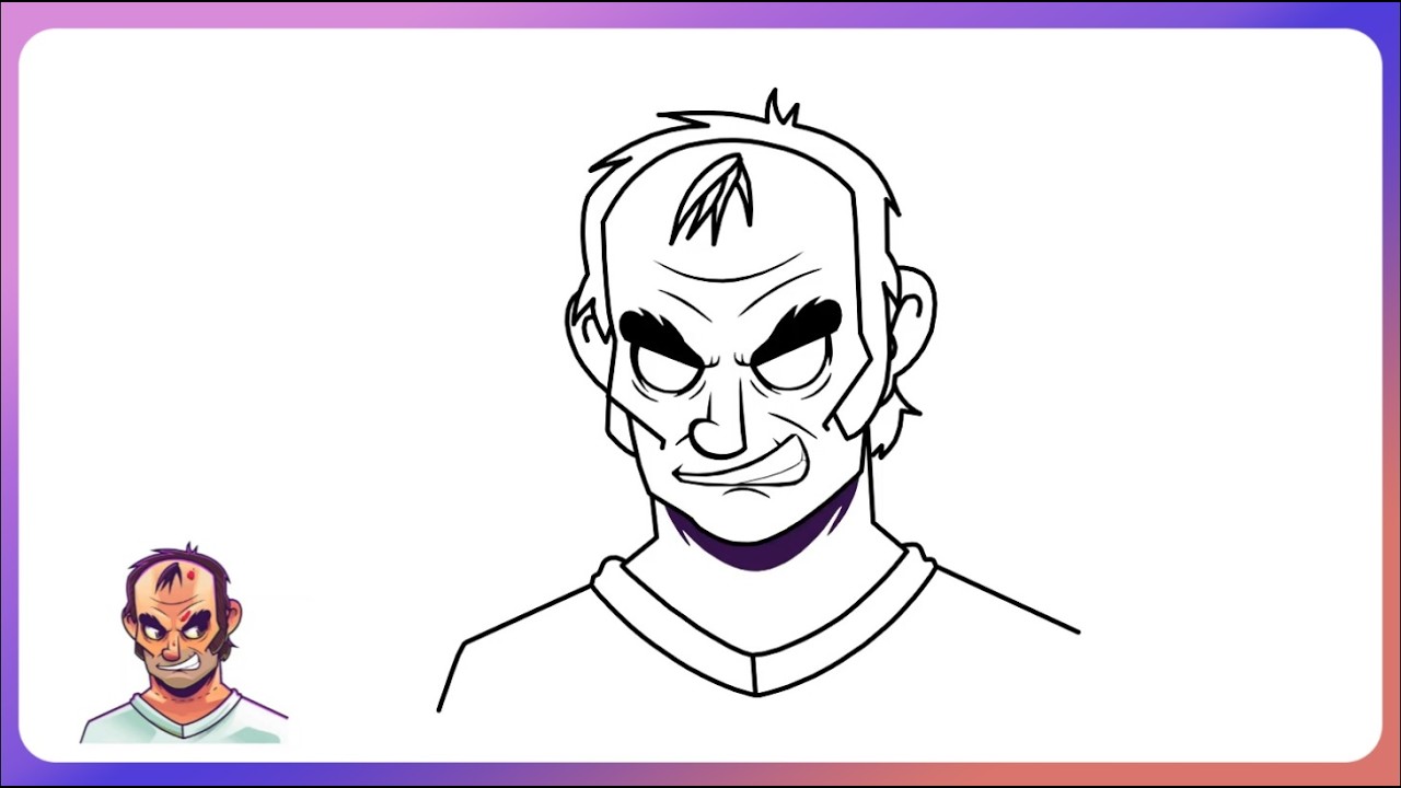 Малюємо. Drawing Trevor Philips GTA V/Тревора Філіпса GTA V | Step by ...