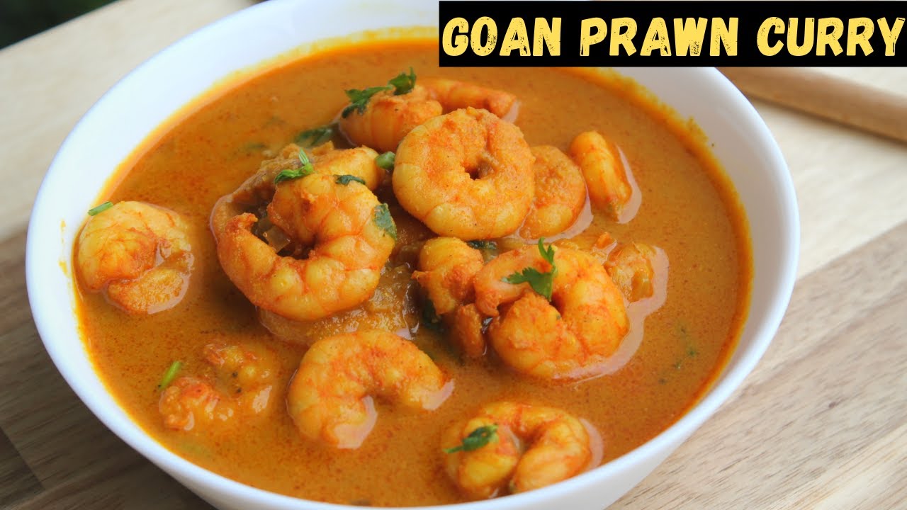 Goan Prawn Curry || Coconut Prawn Curry || Shrimp Gravy Indian Style ...