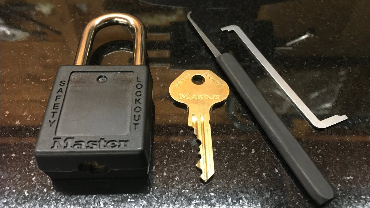 Master 410 Safety Lockout Padlock, (6pins). - YouTube
