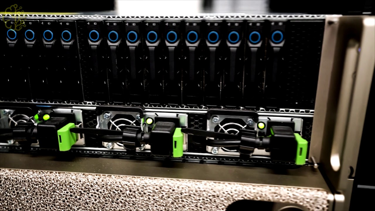 NVIDIA DGX-1 Deep Learning Supercomputer wth 8 Volta V100 GPUs install ...