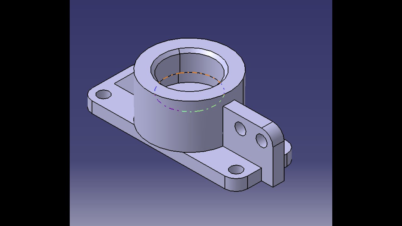 Part Modeling | Example | CATIA | CS CAD Technologies | CAD - YouTube