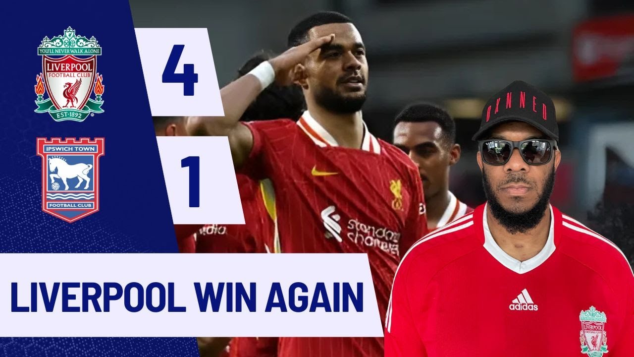 Liverpool slap up Ipswich || Liverpool 4-1 Ipswich || MATCH REACTION ...