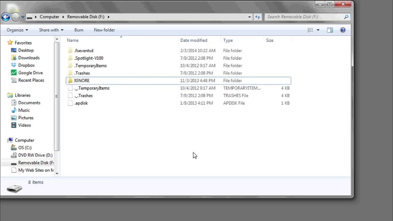 How to Clean a Flash Drive : Data Organization & Computer Skills - YouTube