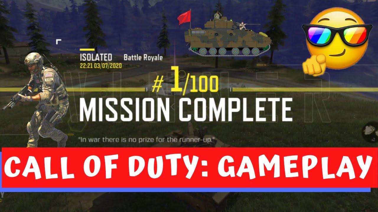 #1/100 | Battle Royale Winner | Call of Duty: Mobile | Gameplay #3 ...