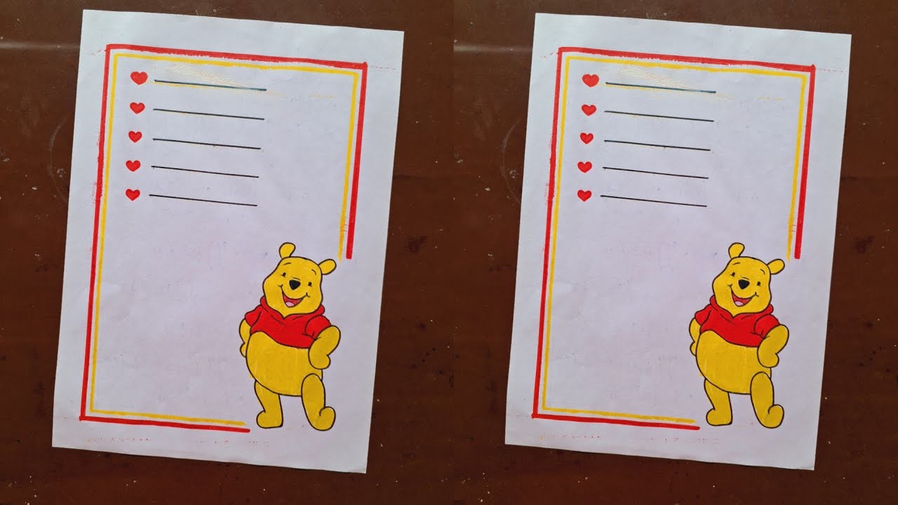 Easy Border Design for project / Project work front page design ...