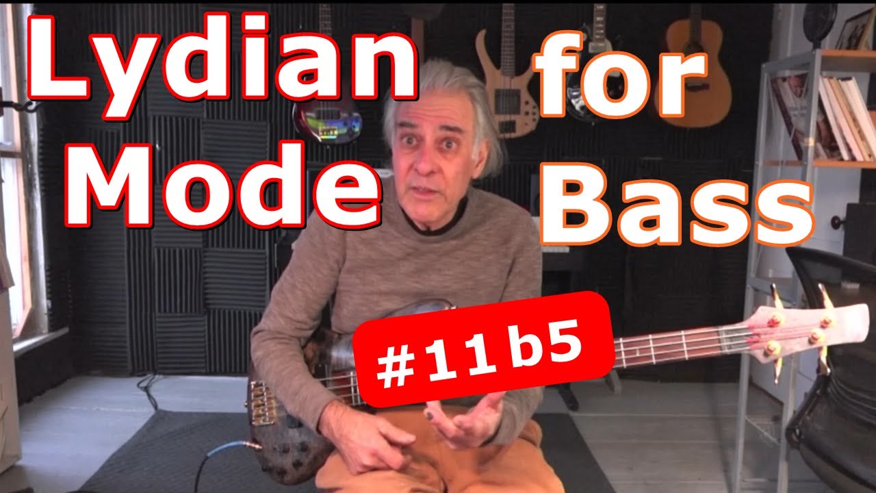 The Lydian Mode for Bass 9 Bass Lines - YouTube