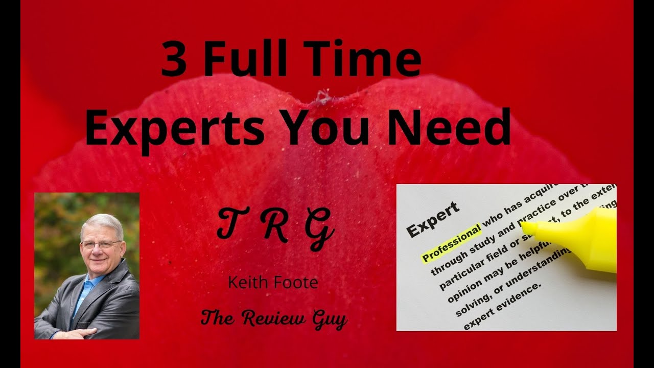 3 Full Time Experts You Need - YouTube