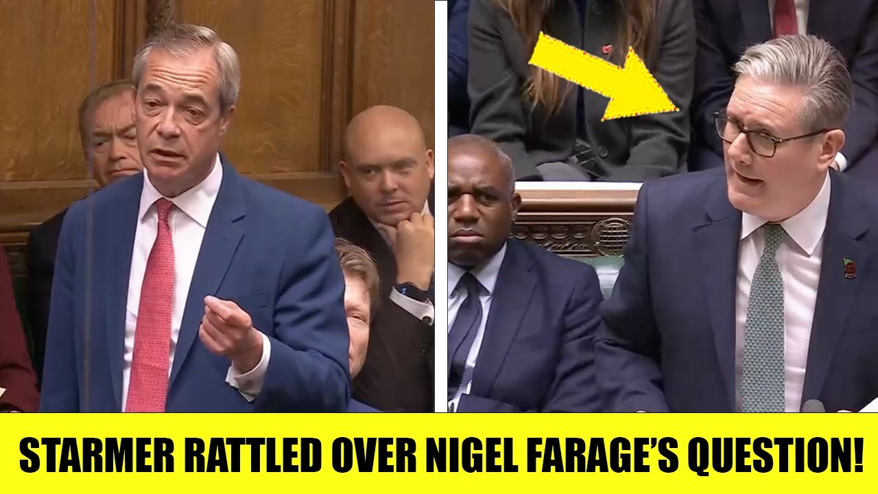 Keir Starmer RATTLED Over Nigel Farage Illegal Migrant Hotel Question ...