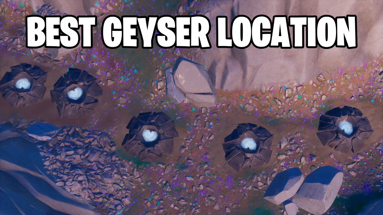 How to Easily Launch into the air using Geysers | Fortnite Challenge ...