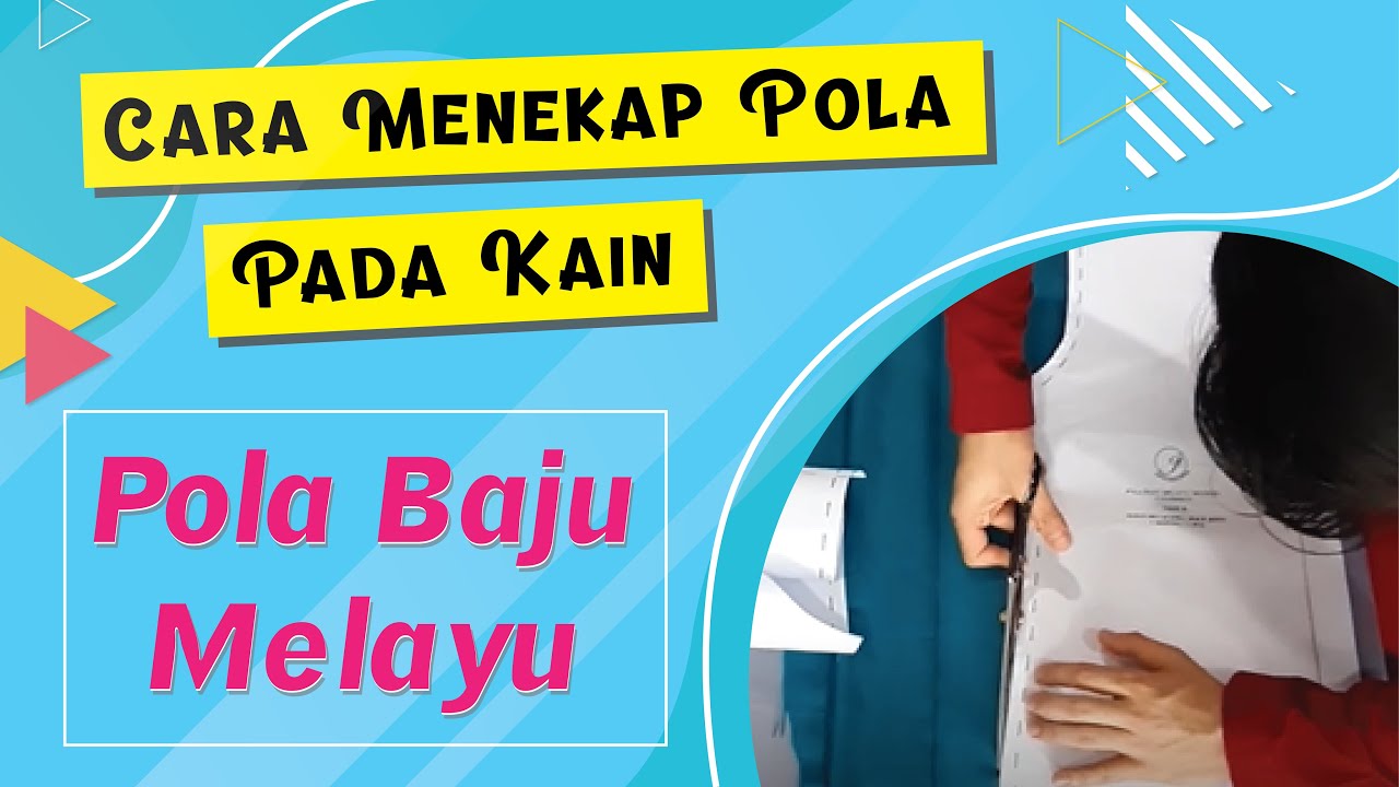 Cara Menekap Pola Pada Kain Sebelum Menjahit | Pola Santai Jarum ...