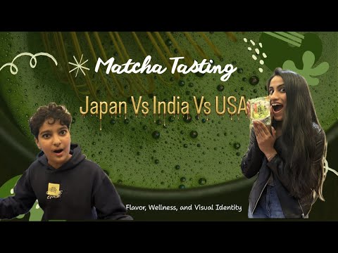 Japan Matcha Vs Indian Matcha Vs American Matcha 🍵 🎾 #matcha #vlog # ...