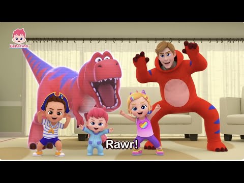Vamos Cantar a Canção do T-Rex? 🦖Bebefinn / Espaço Mágico Infantil! 🌟 ...