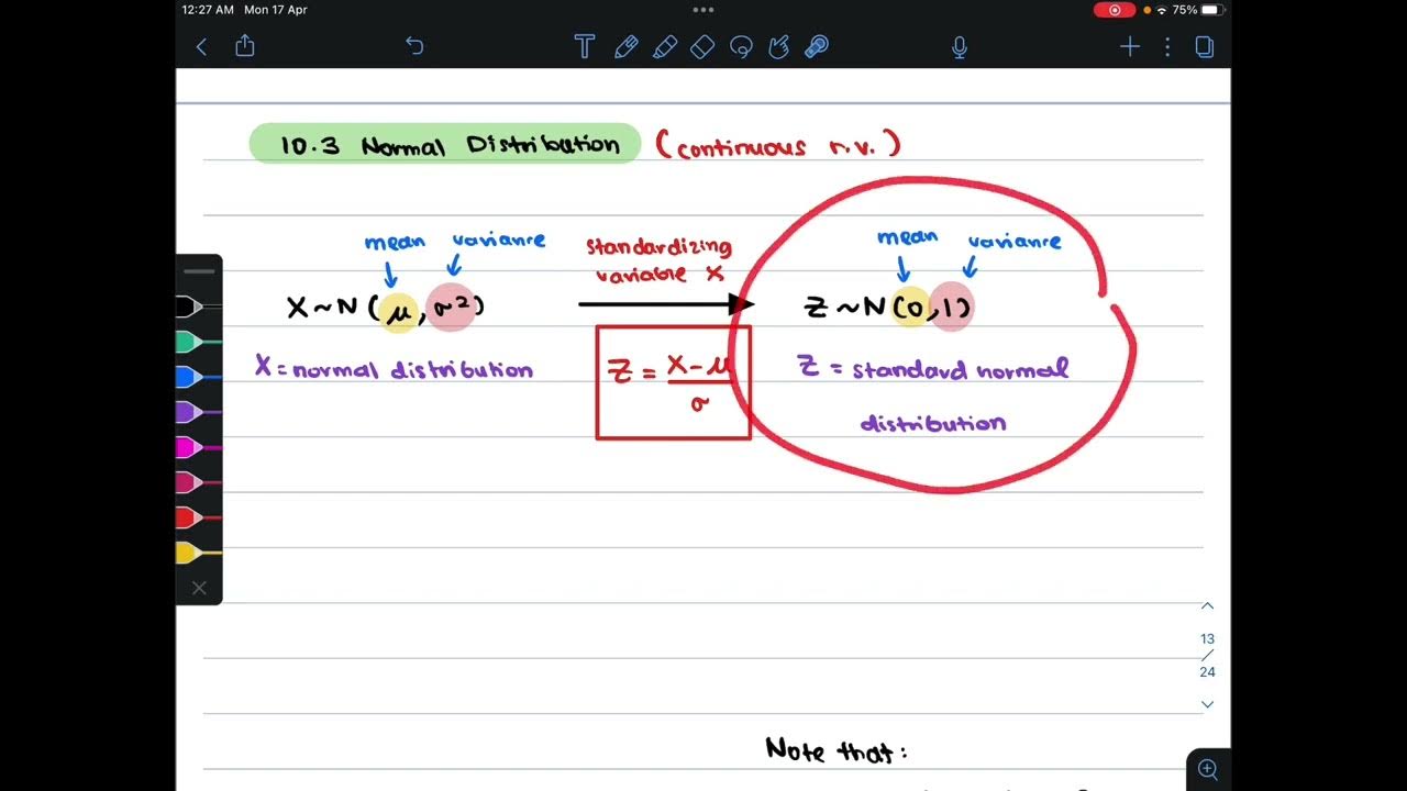 TO 10.3 Normal Distribution (1) - YouTube